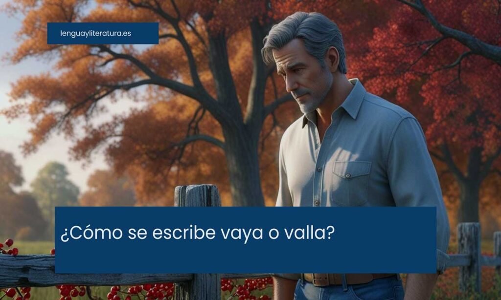 ¿Cómo se escribe vaya o valla? Reglas de ortografía 2025